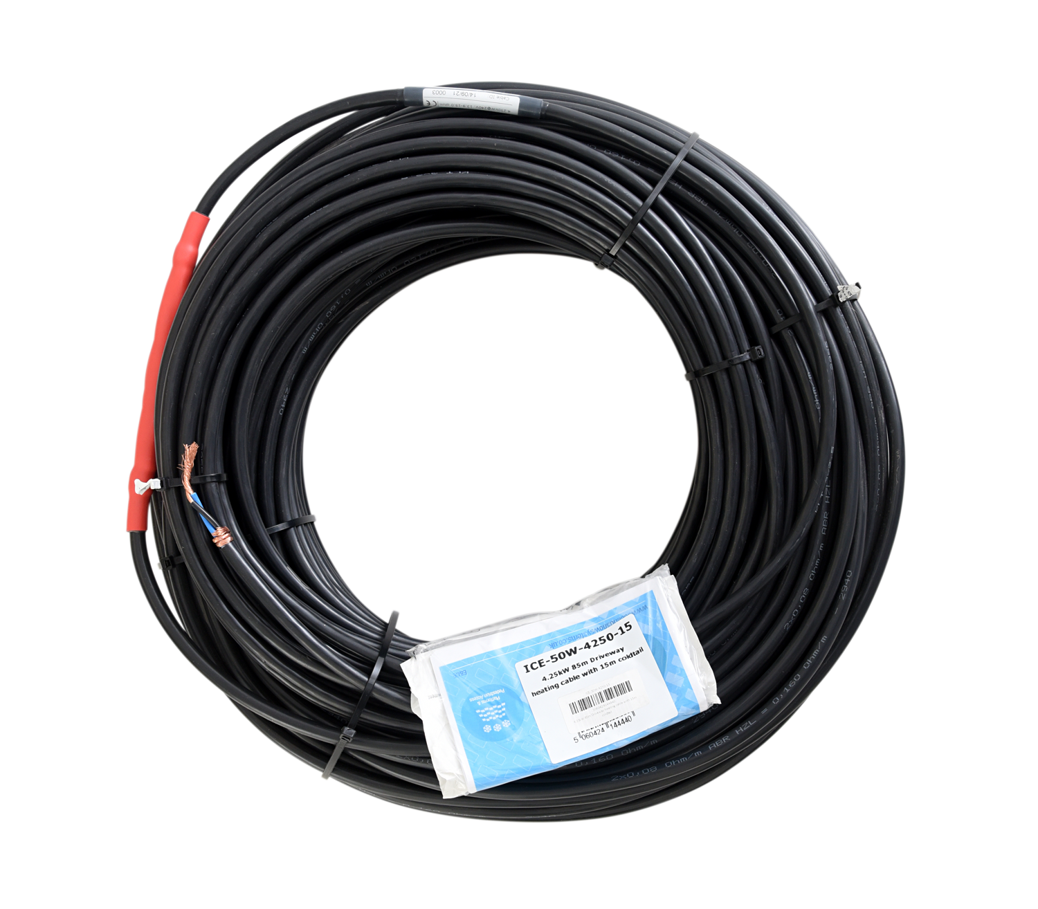 4.25kW Snow Melting Cable ICE-50W-4250 – The Heating Partnership